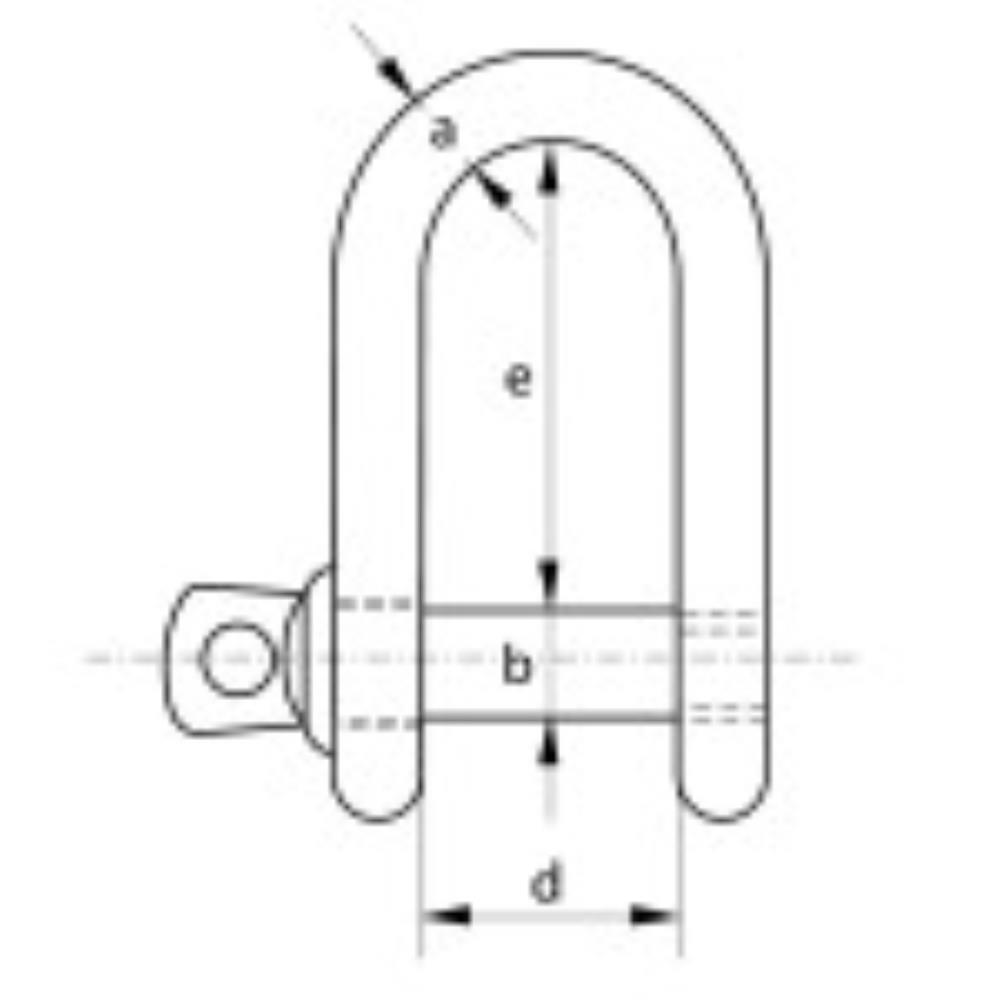 Piling Type Shackle - Long Dee Shackle « GPS Lifting