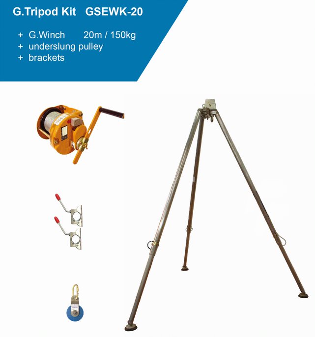 Globestock G.Winch Tripod Kits GSE230 « GPS Lifting